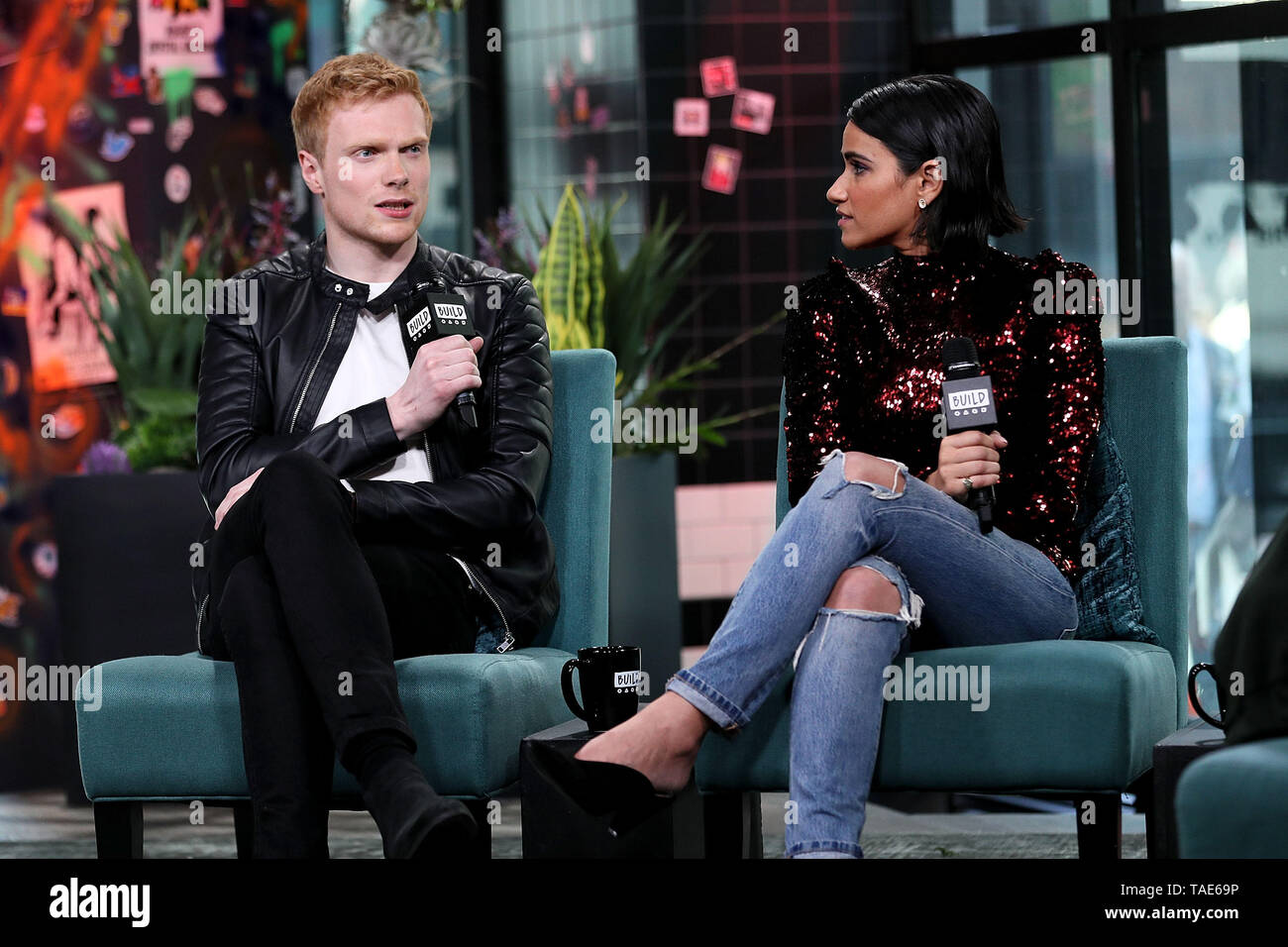 New York, USA. 23 May, 2019. Charlie Field, Tiffany Smith at the BUILD ...
