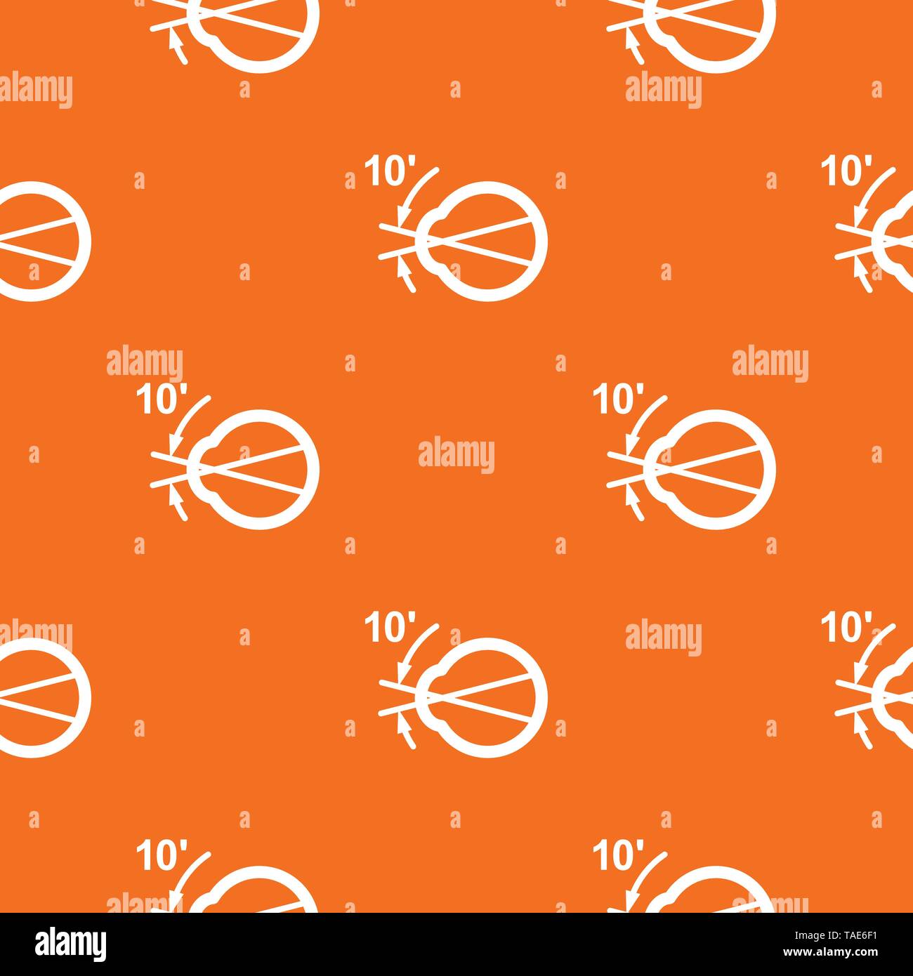 Vision angle pattern vector orange Stock Vector Image & Art - Alamy