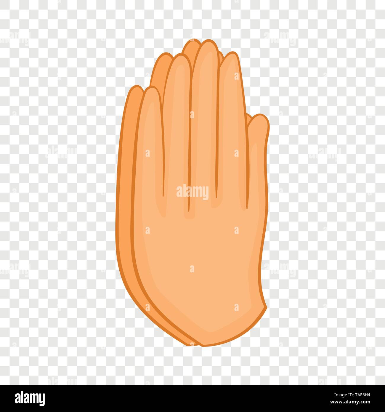 Pray icon, cartoon style Stock Vector Image & Art - Alamy