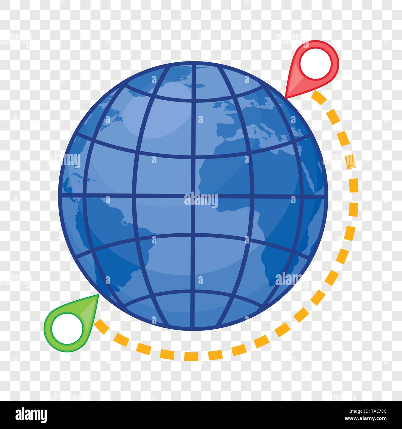 Globe icon, cartoon style Stock Vector Image & Art - Alamy