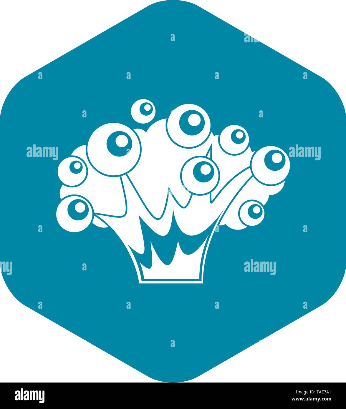 High power explosion icon, simple style Stock Vector Image & Art - Alamy