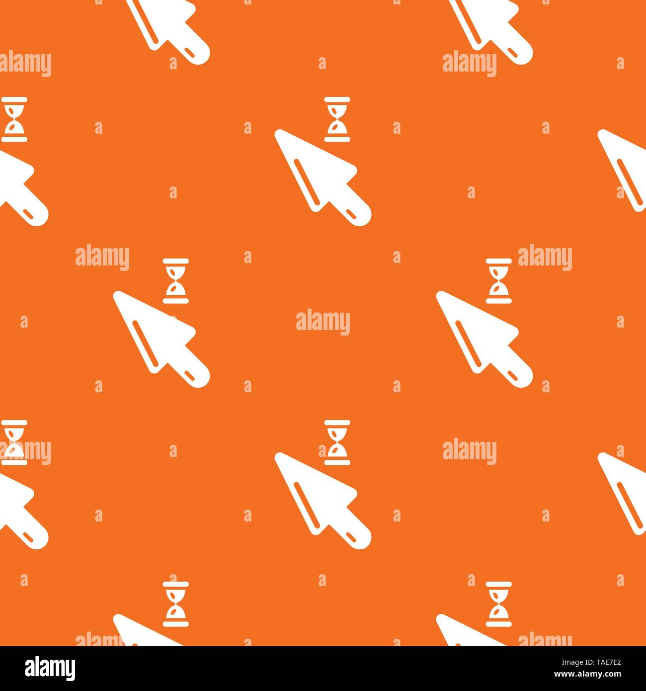 Cursor pattern vector orange Stock Vector Image & Art - Alamy