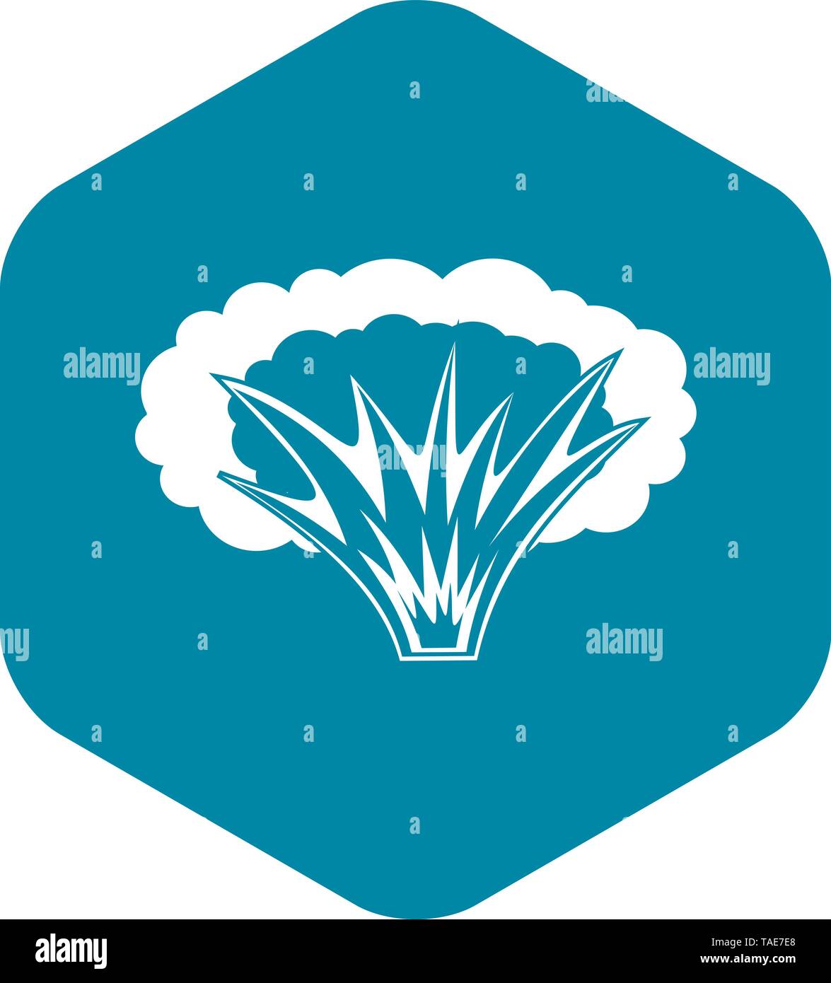 Atomical explosion icon, simple style Stock Vector Image & Art - Alamy