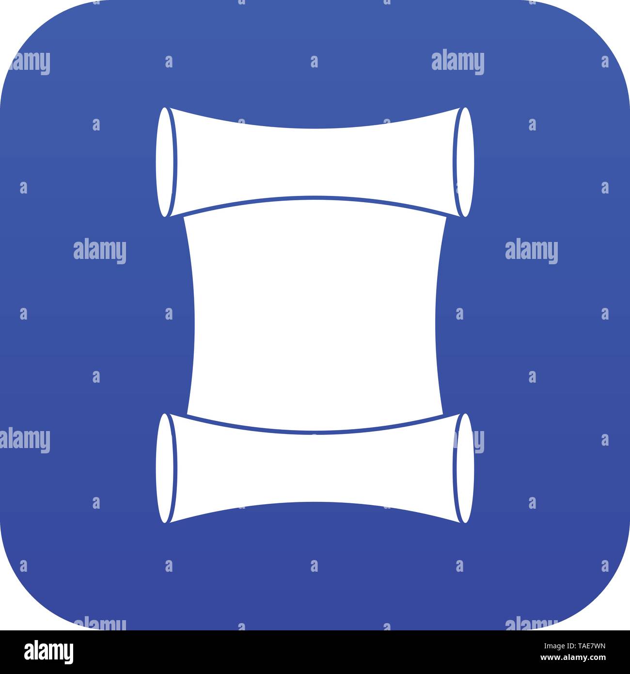 Scroll icon digital blue Stock Vector Image & Art - Alamy