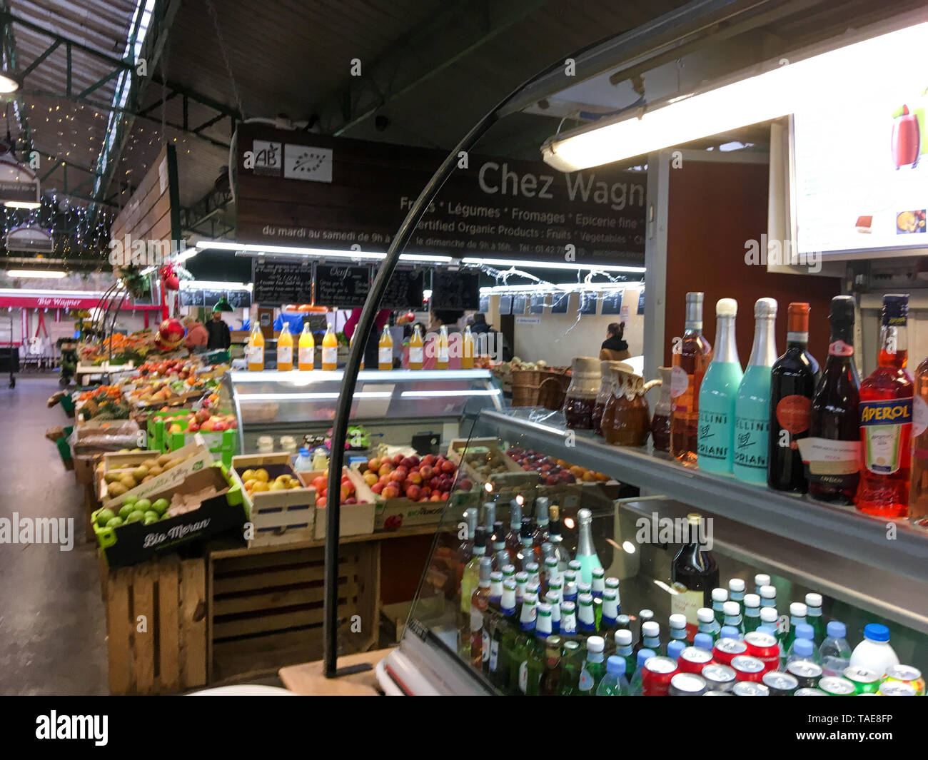 Marché des Enfants Rouges, Paris, France Stock Photo - Alamy