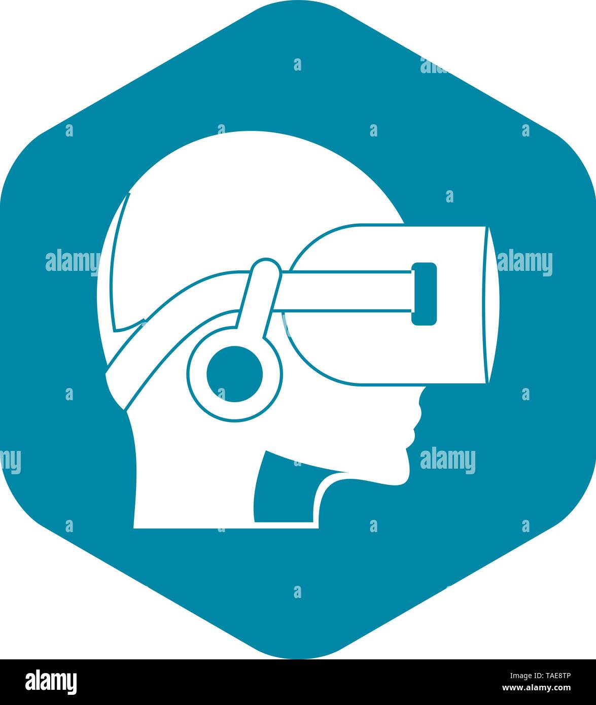 Vr headset icon, simple style Stock Vector Image & Art - Alamy
