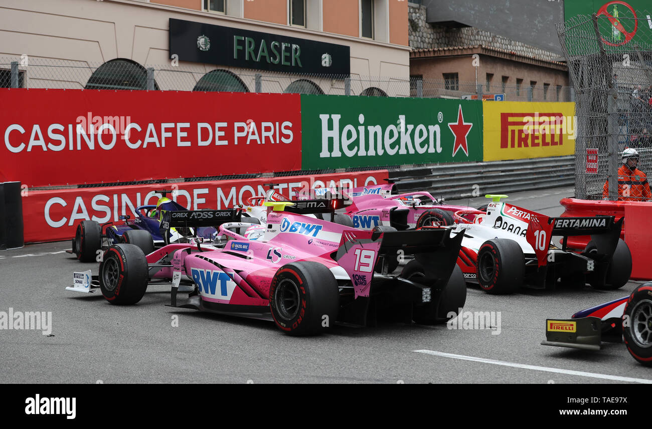 Prema Racing's Mick Schumacher causes an accident with BWT Arden's ...