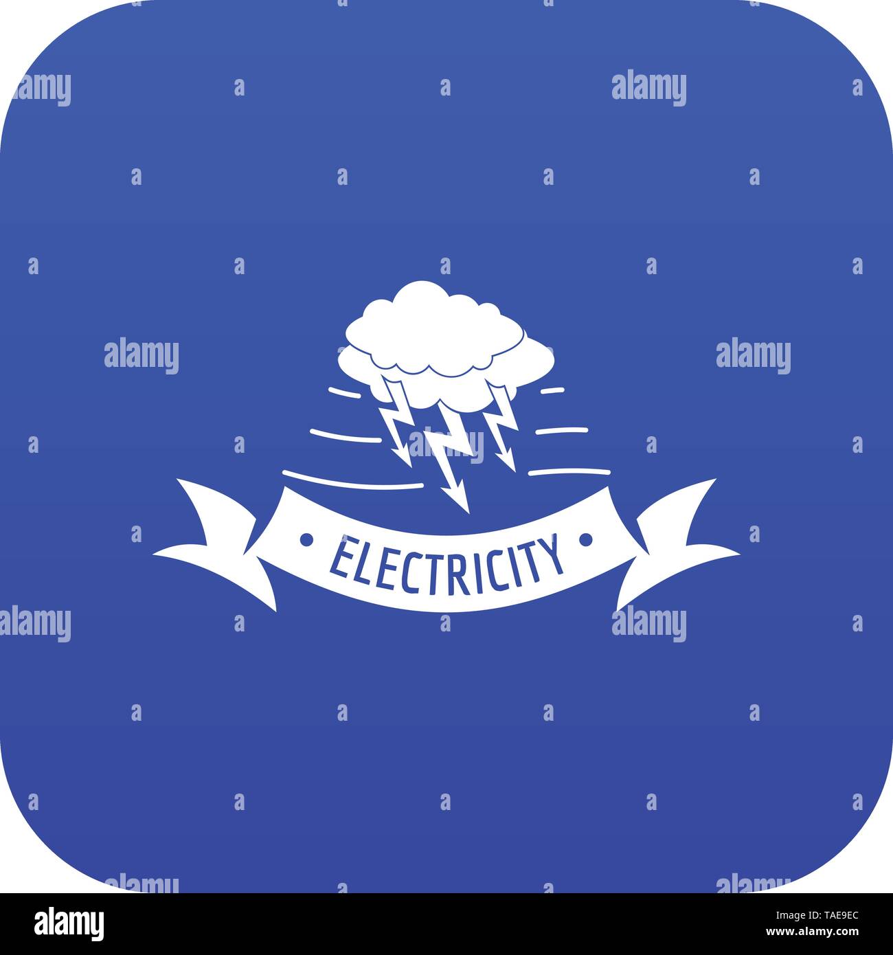 Wind energy icon blue vector Stock Vector Image & Art - Alamy