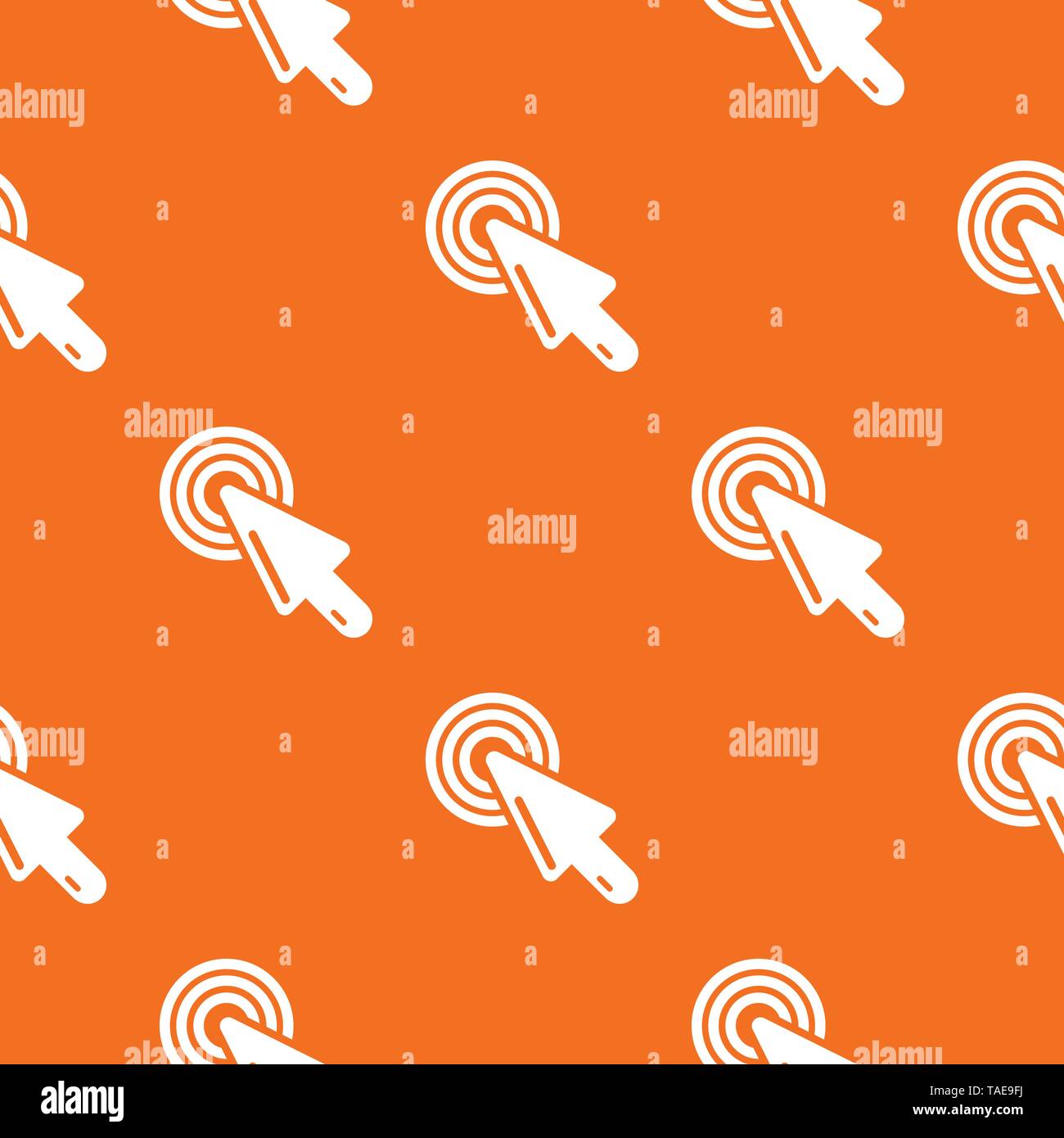 Cursor mouse pattern vector orange Stock Vector Image & Art - Alamy