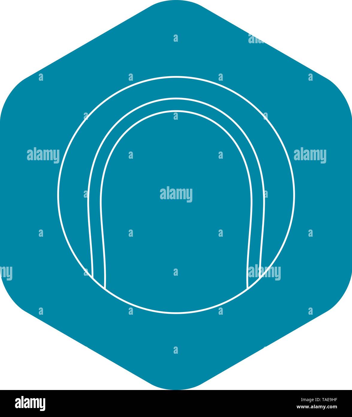 Tennis ball icon, outline style Stock Vector Image & Art - Alamy