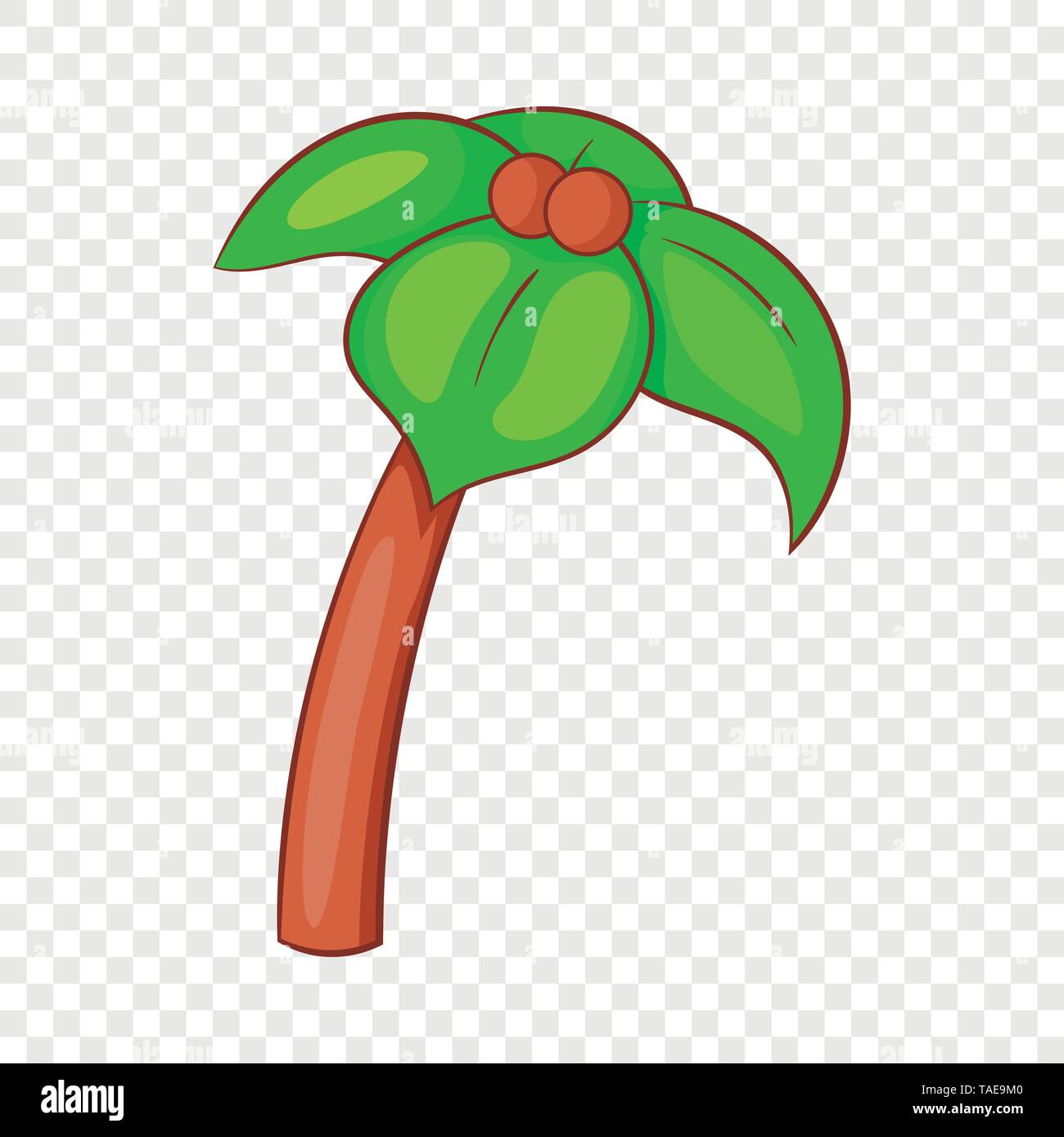 Palm icon, cartoon style Stock Vector Image & Art - Alamy