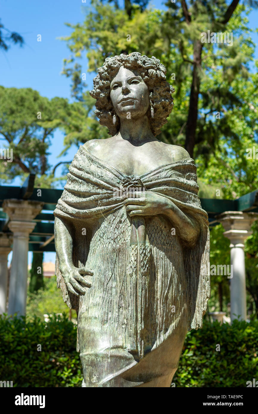 Statue of Cayetana Fitz-James Stuart, Duchess of Alba, Seville ...