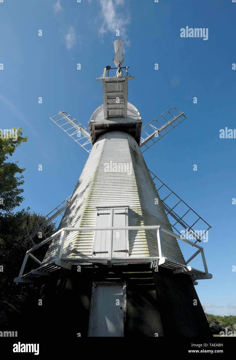 the windmill in the east sussex village of chailey Stock Photo - Alamy