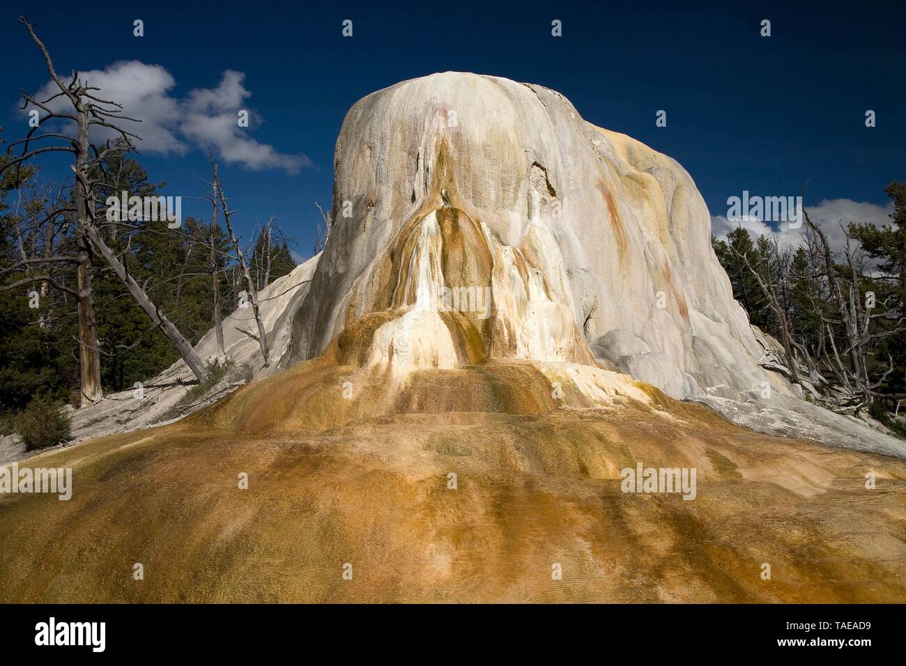 Yellowstone national park orange hi-res stock photography and images ...