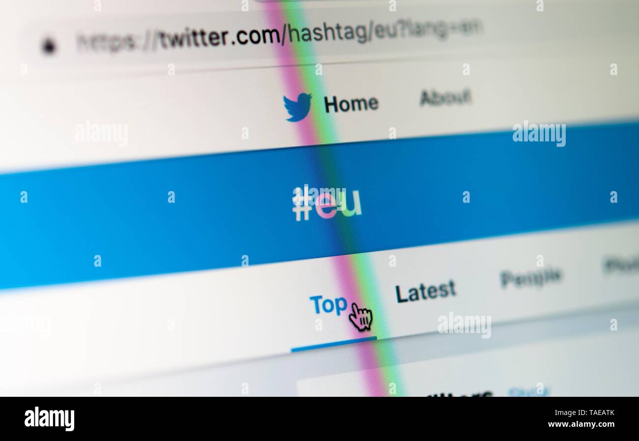 Screenshot eu hi-res stock photography and images - Alamy