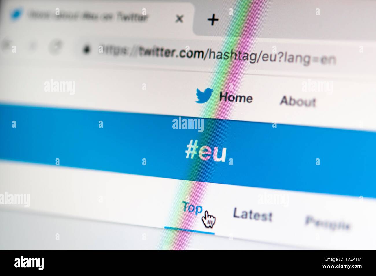 Screenshot eu hi-res stock photography and images - Alamy