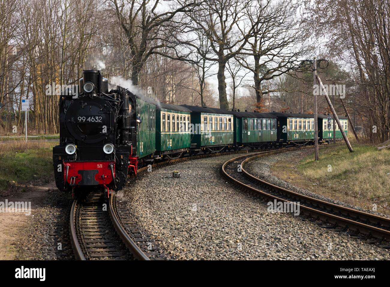 Rasender Roland Narrow Gauge Railway High Resolution Stock Photography ...