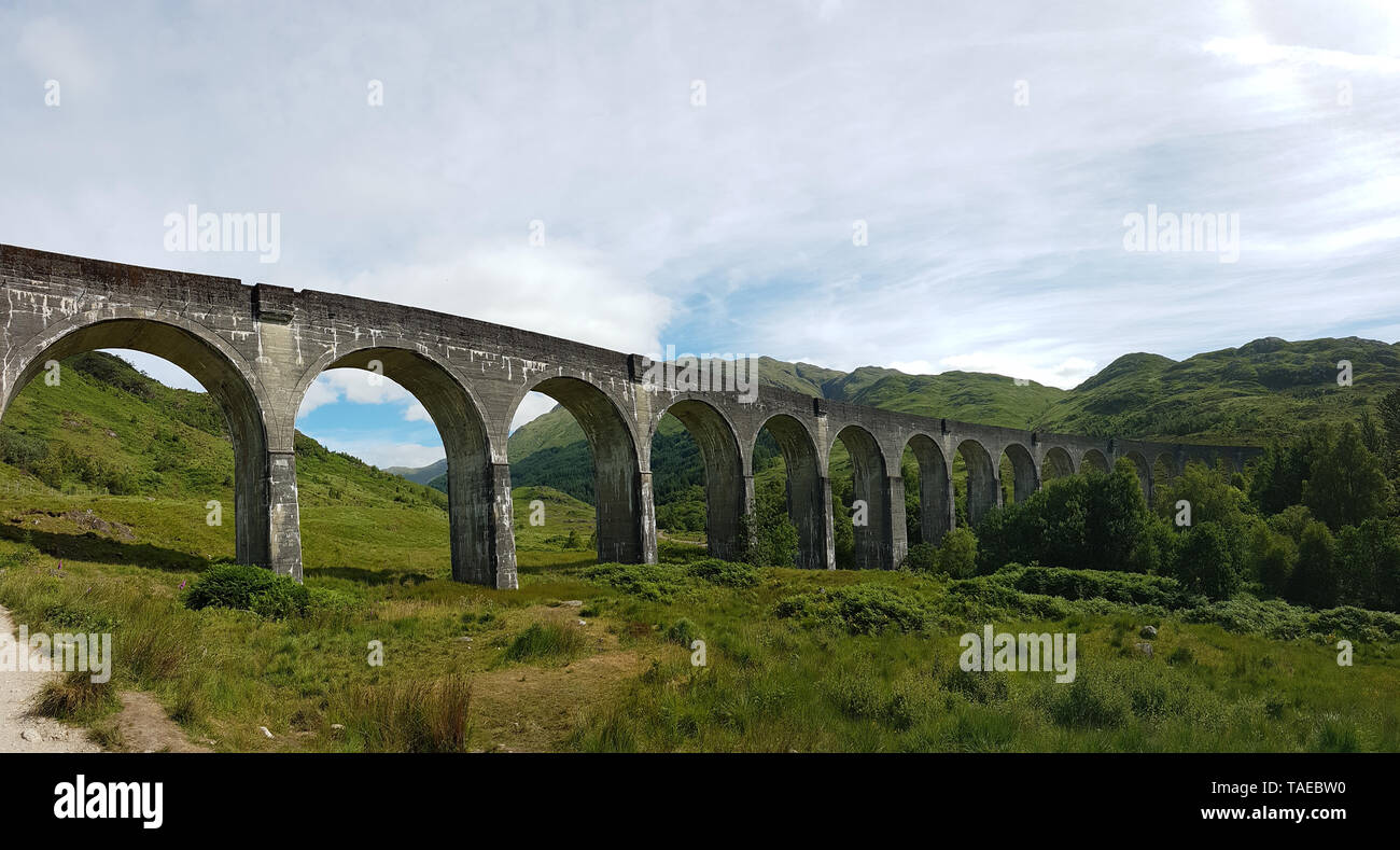 The railroad bridge by the Harry Potter filming celebrity. Over the ...