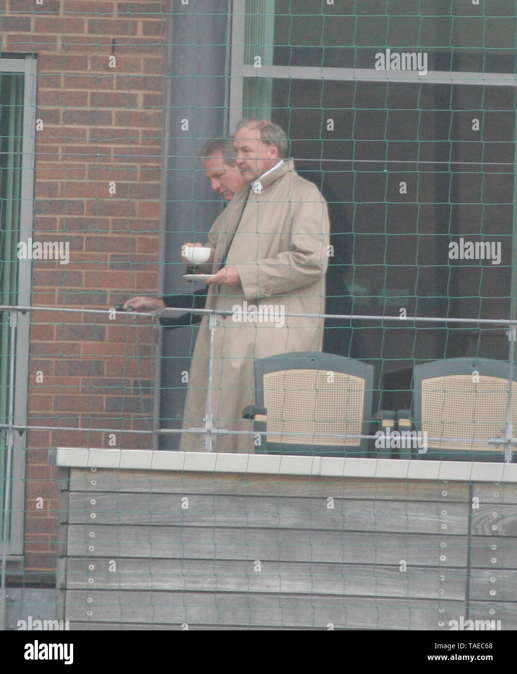 Liverpool ,Uk Ex Liverpool Owner Tom Hicks and his Sons visit Melwood ...