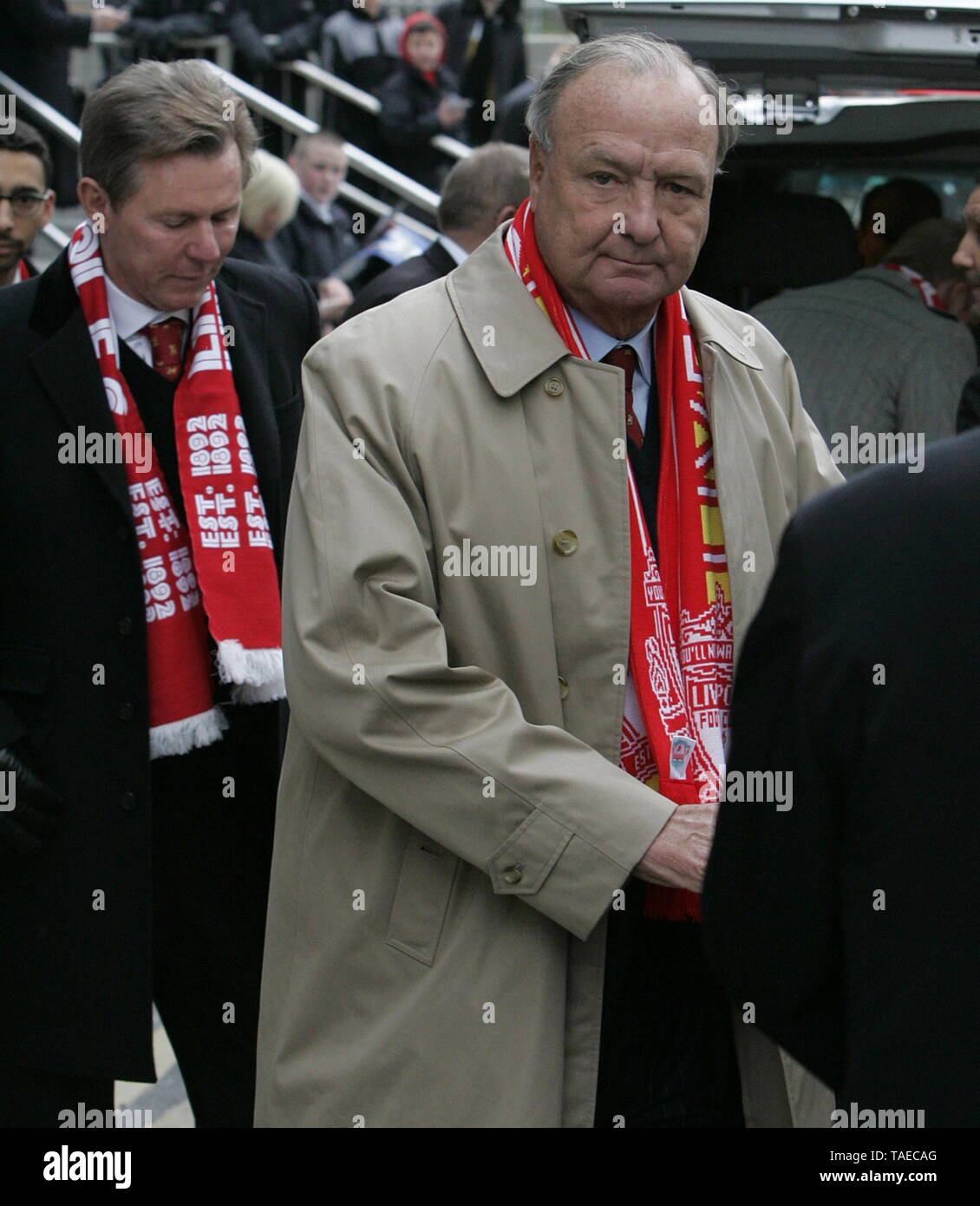 Liverpool ,Uk Ex Liverpool Owner Tom Hicks and his Sons visit Melwood ...