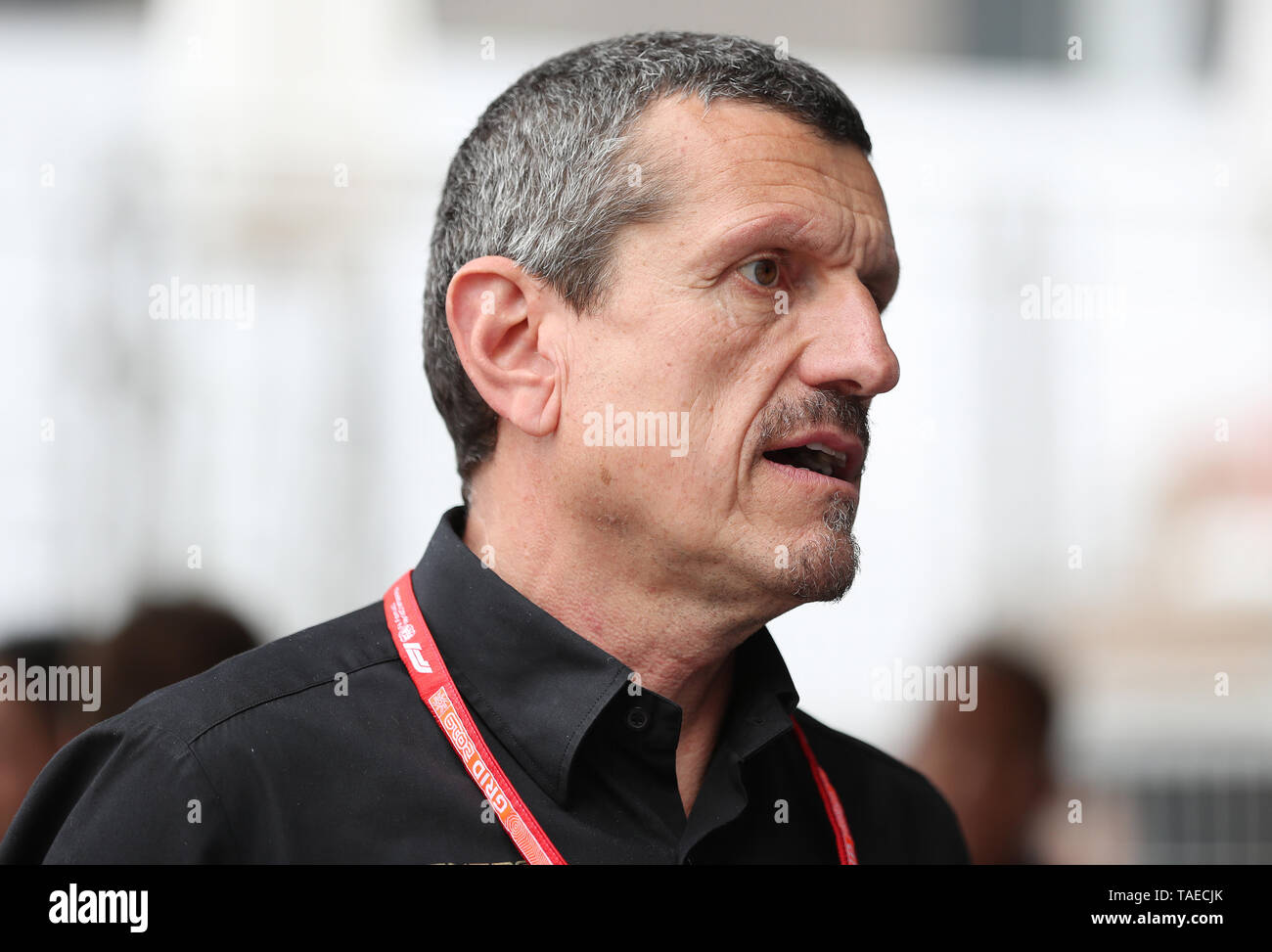 Haas Team Principle Guenther Steiner at the Circuit de Monaco, Monaco ...