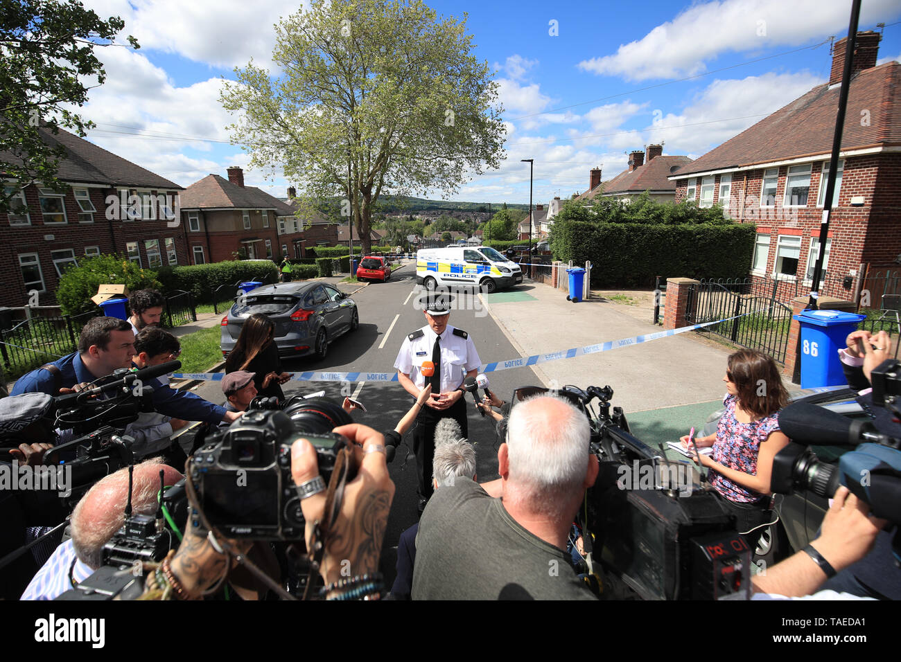 Sheffield two people have been arrested hi-res stock photography and ...