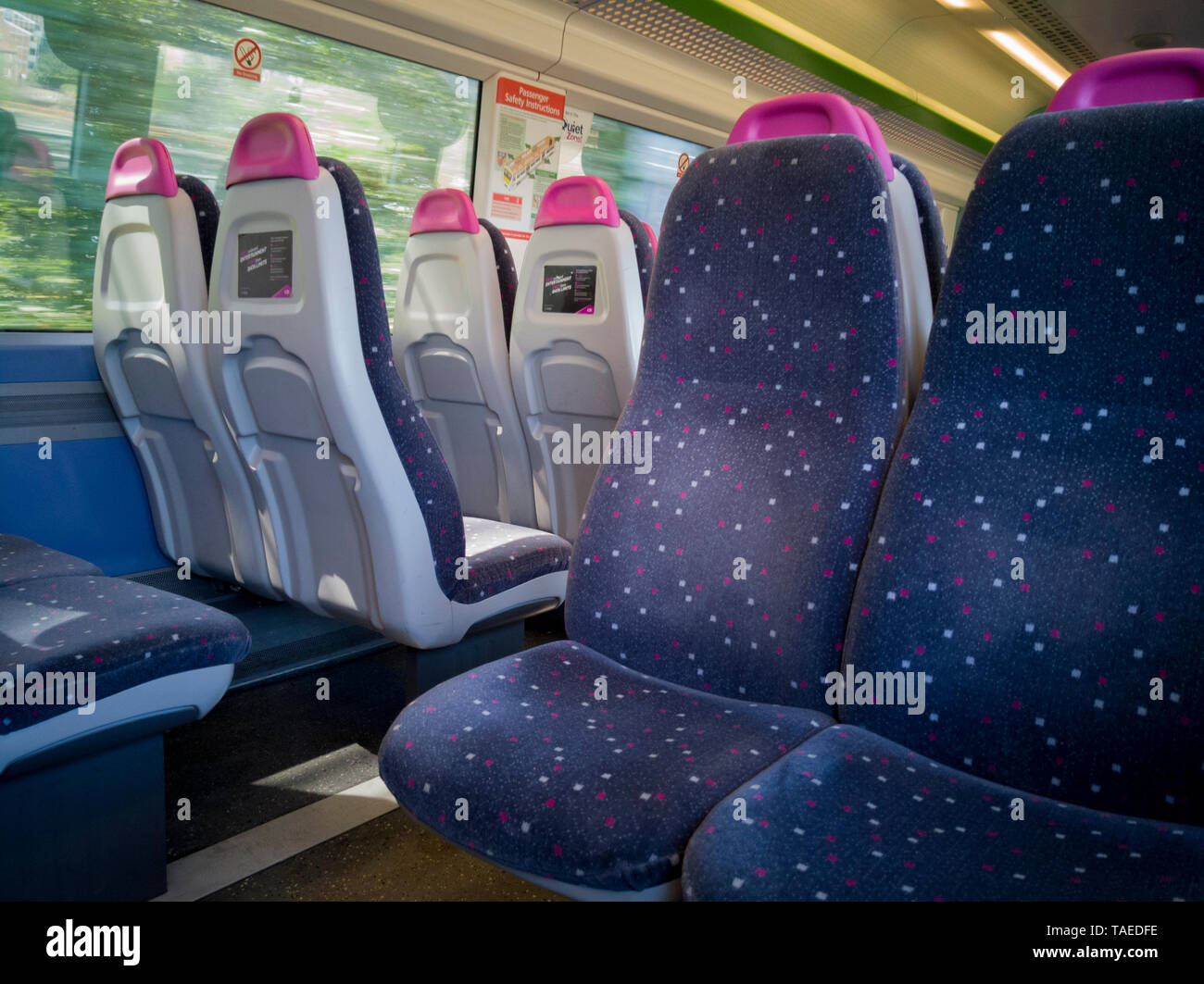 Interior view of train carriage hi-res stock photography and images - Alamy