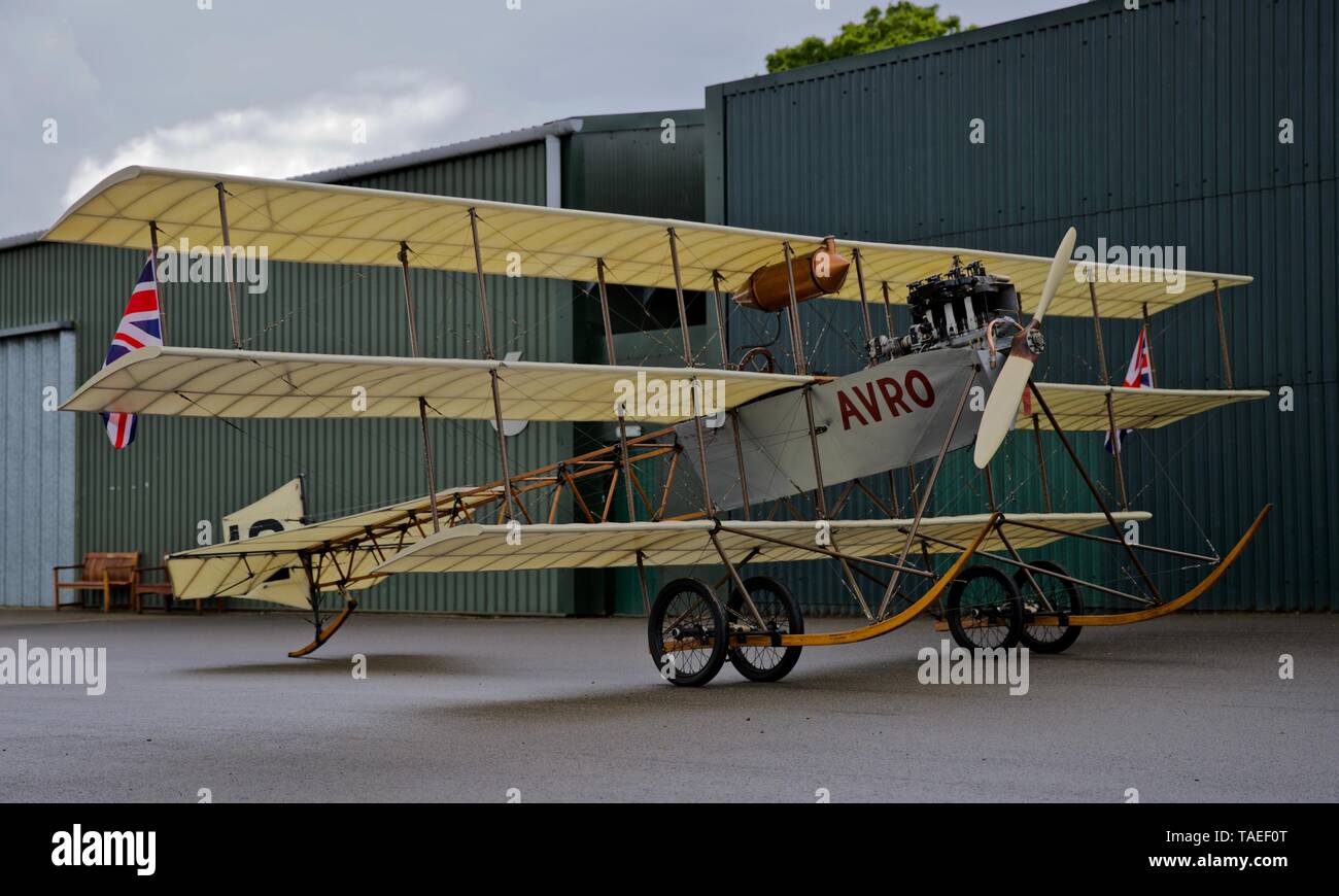 1910 Avro Triplane Stock Photo - Alamy