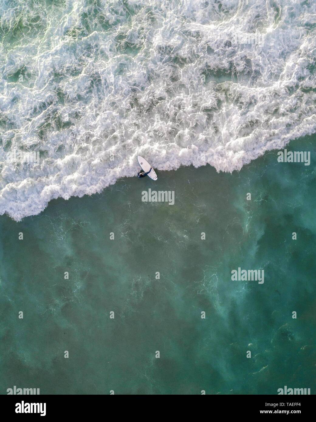 Aerial drone abstract perfect coast hi-res stock photography and images ...