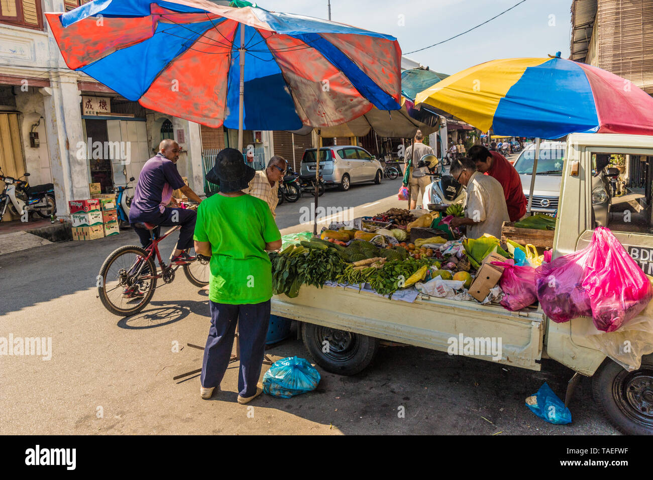Malaysia george town market hi-res stock photography and images - Alamy