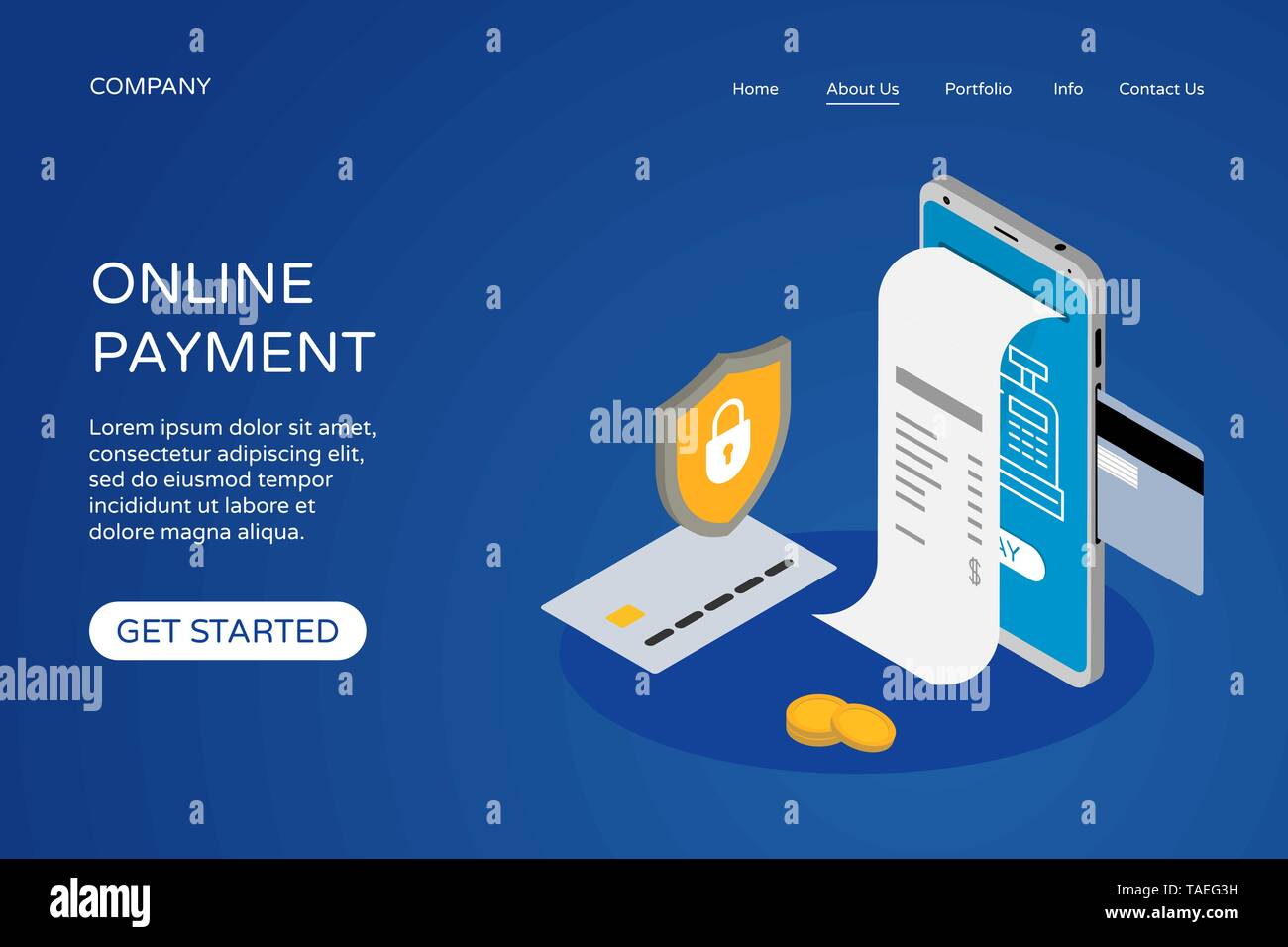 Cash and card payments Stock Vector Images - Alamy