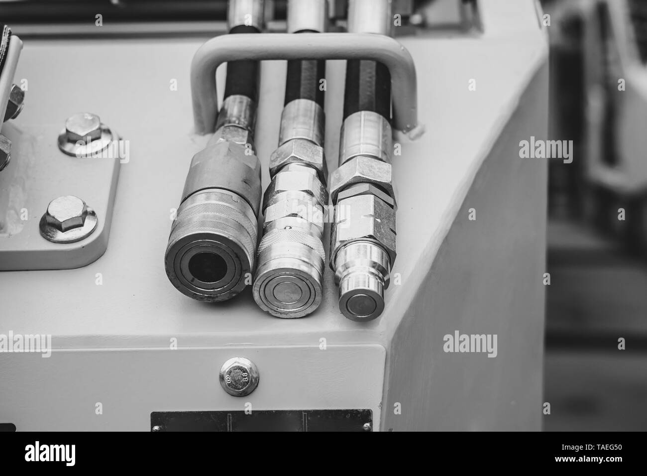 Close-up shot of car engine hoses and tubes Stock Photo - Alamy