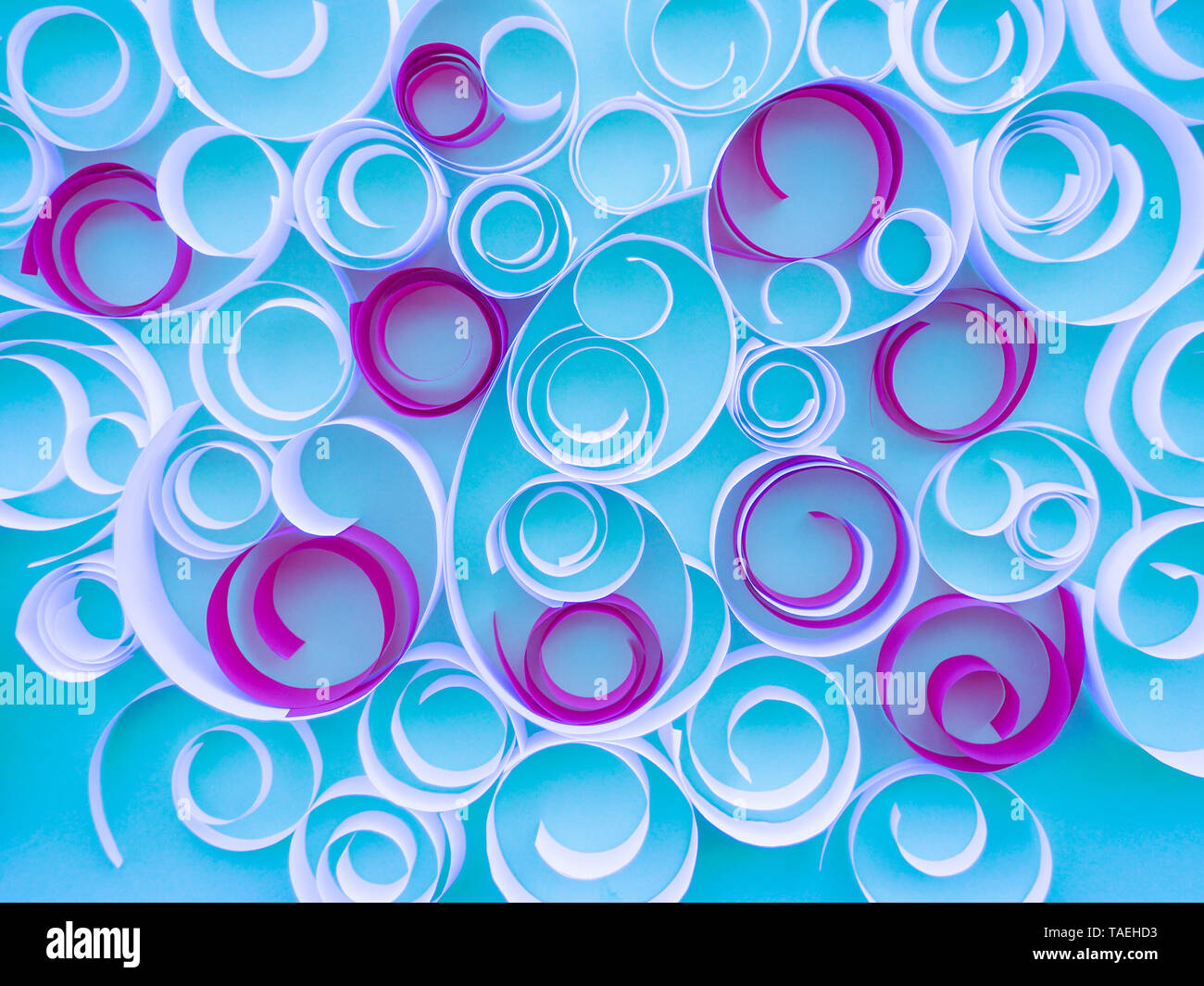 quilling background, a macro, abstract, background picture of white ...
