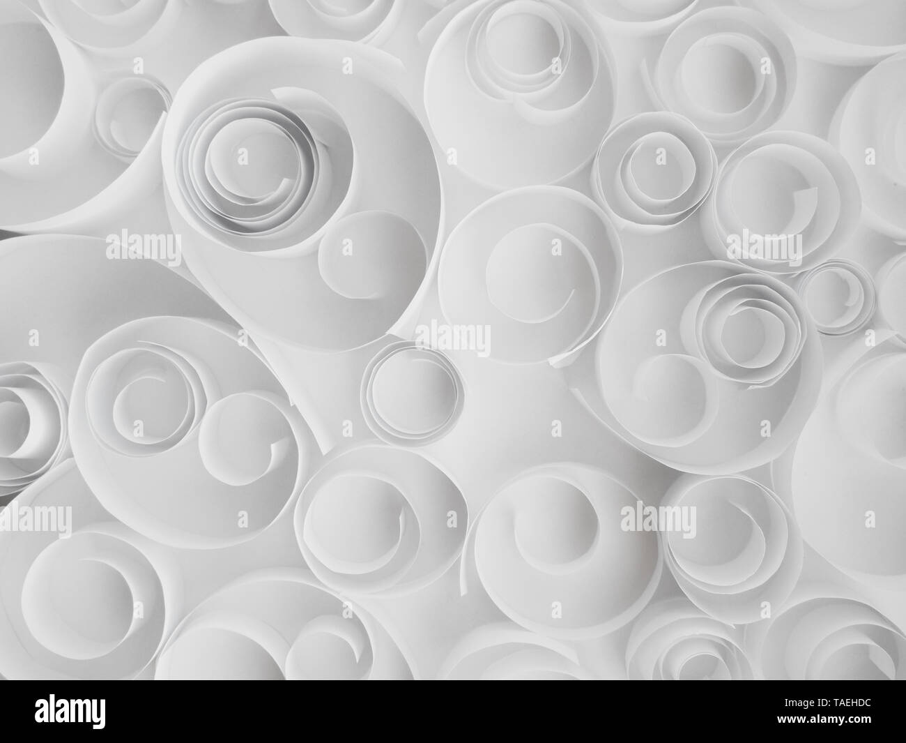 quilling background, a macro, abstract, background picture of white ...