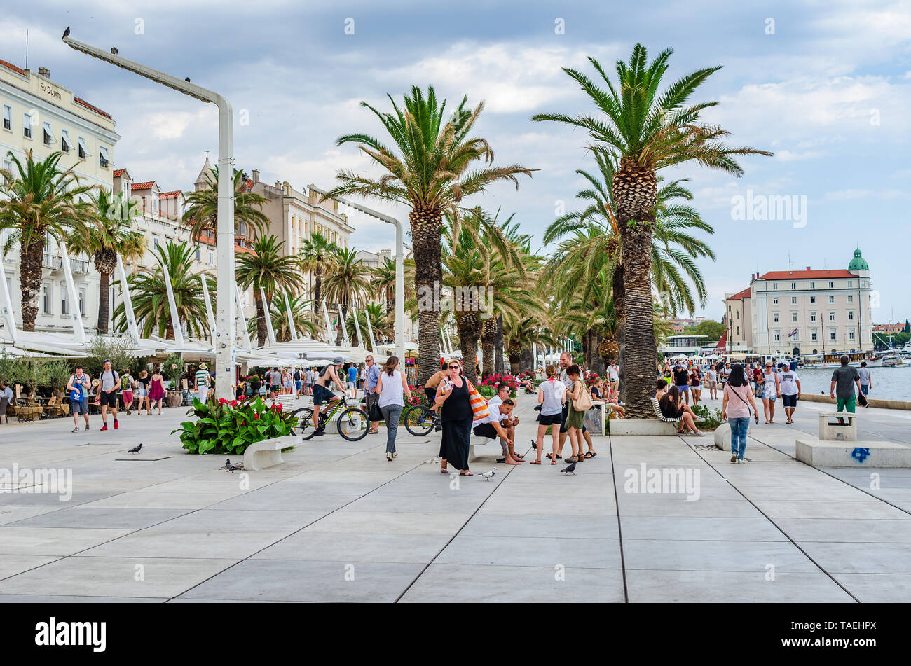 Split town promenade hi-res stock photography and images - Alamy