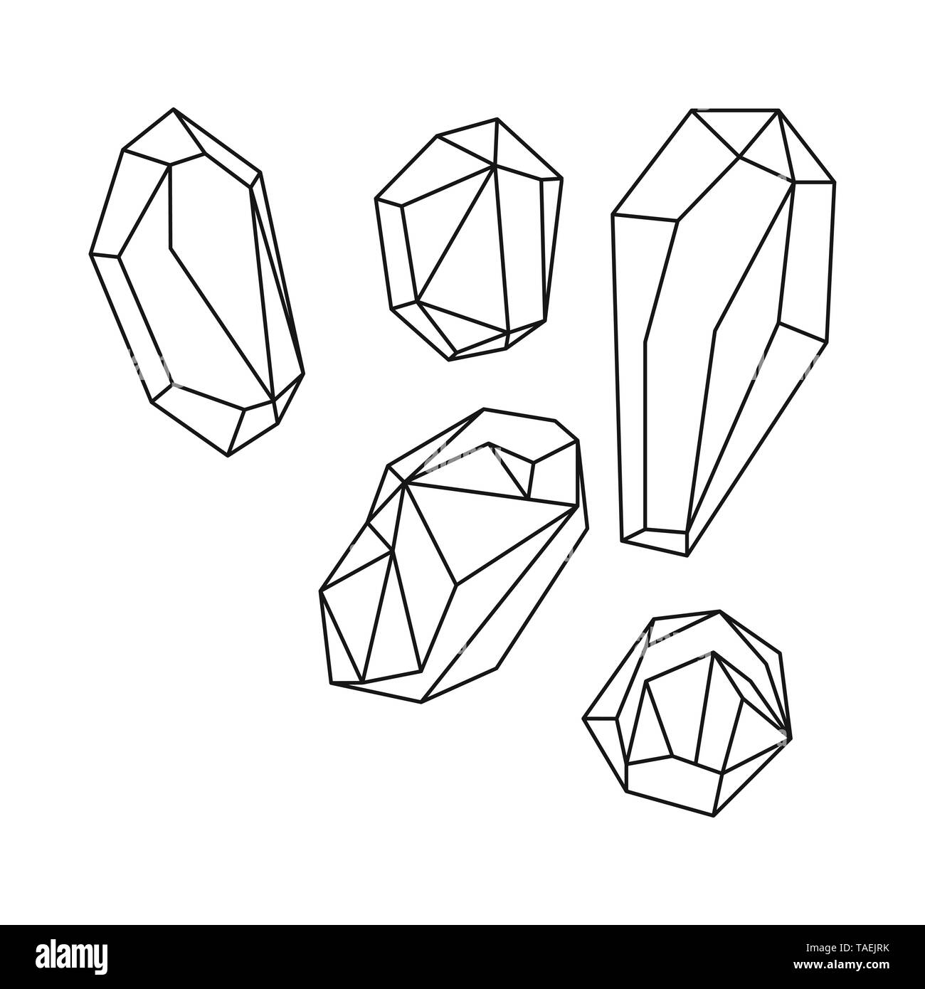 Vector design of granules and salty sign. Collection of granules and ...