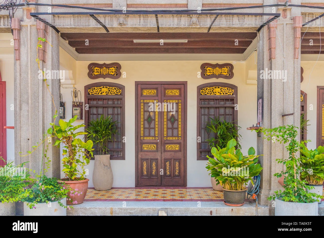 Shophouse Facade Georgetown High Resolution Stock Photography and ...
