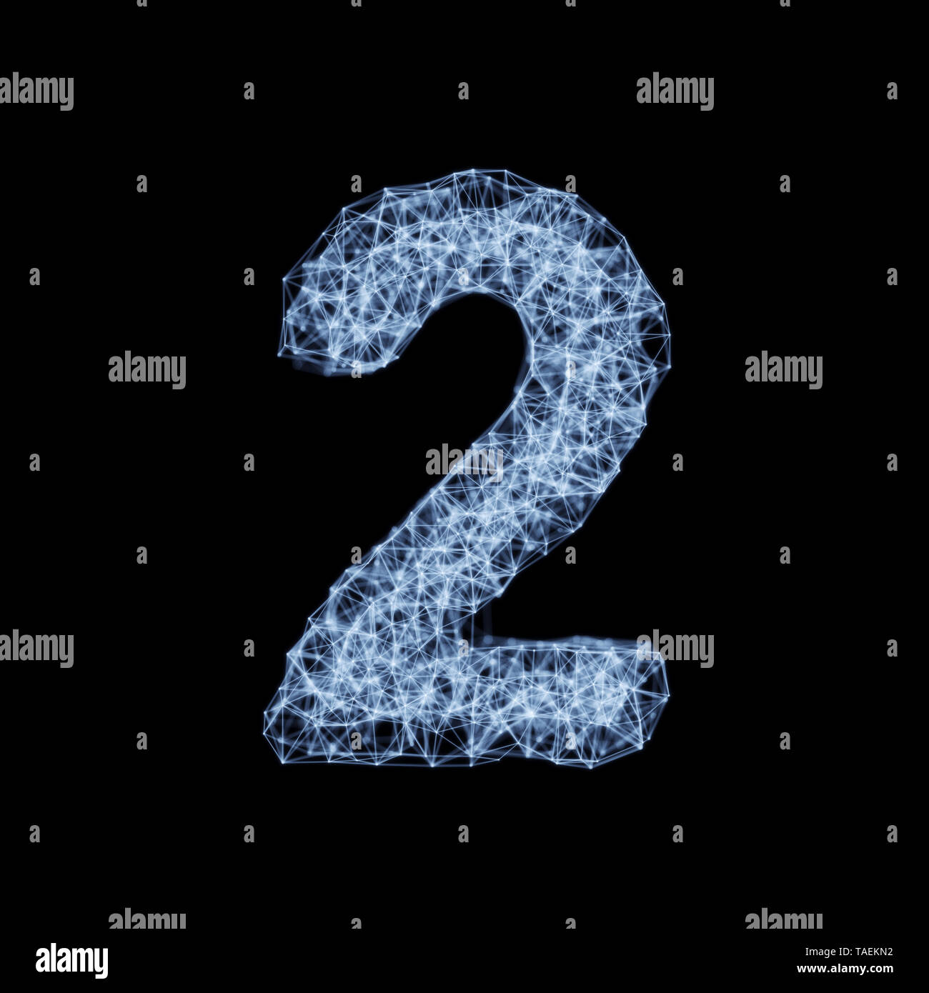 Number 2 pixel hi-res stock photography and images - Alamy