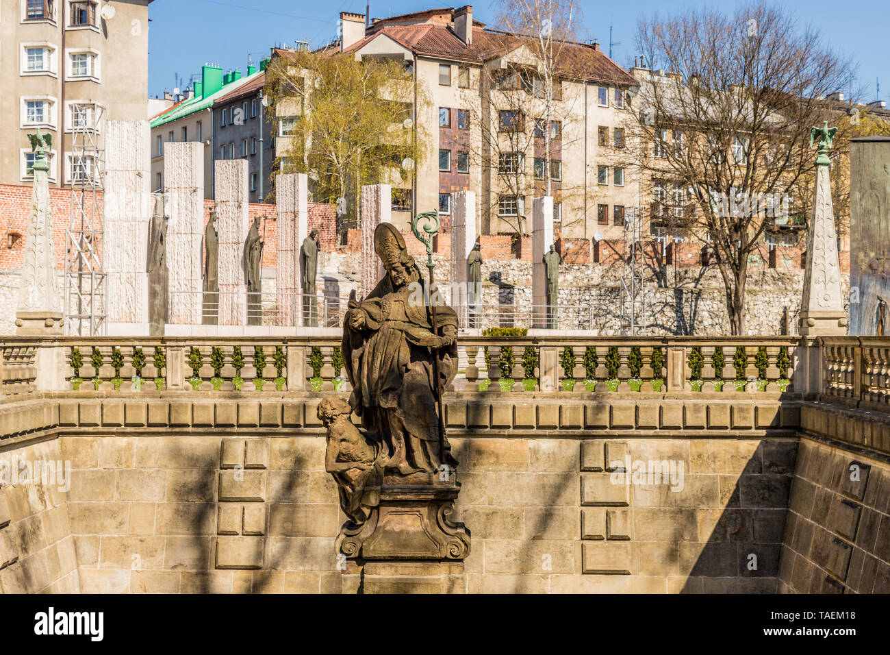 A view of the Skalka and the Pauline Monastery Krakow Stock Photo - Alamy