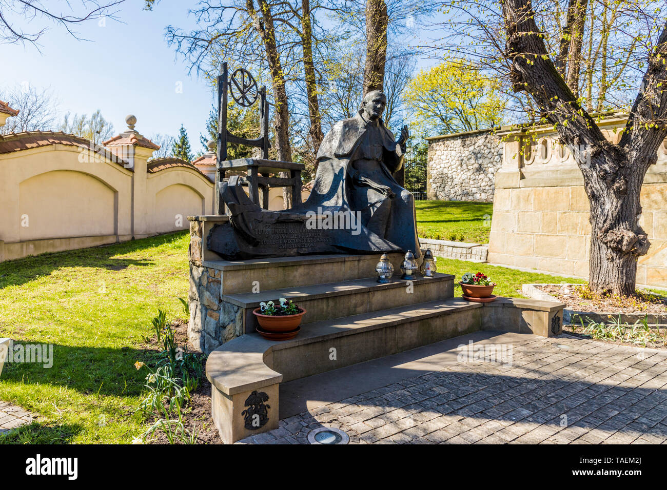 A view of the Skalka and the Pauline Monastery Krakow Stock Photo - Alamy
