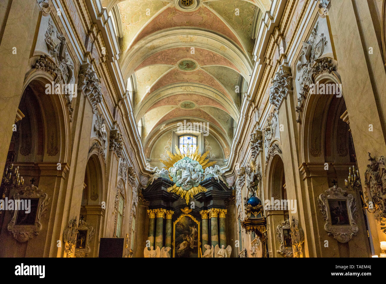 A view of the Skalka and the Pauline Monastery Krakow Stock Photo - Alamy