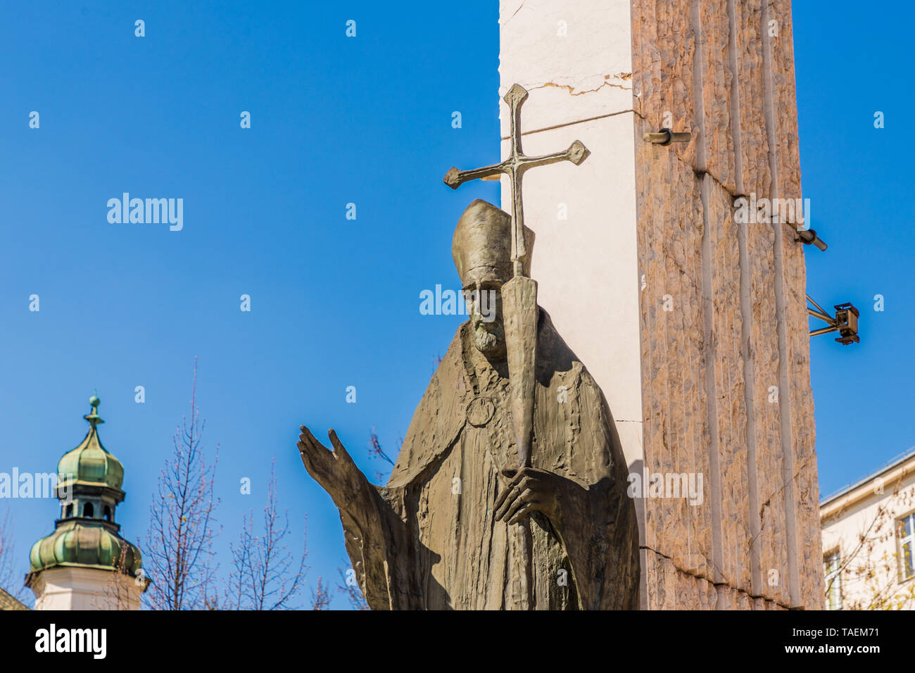 A view of the Skalka and the Pauline Monastery Krakow Stock Photo - Alamy