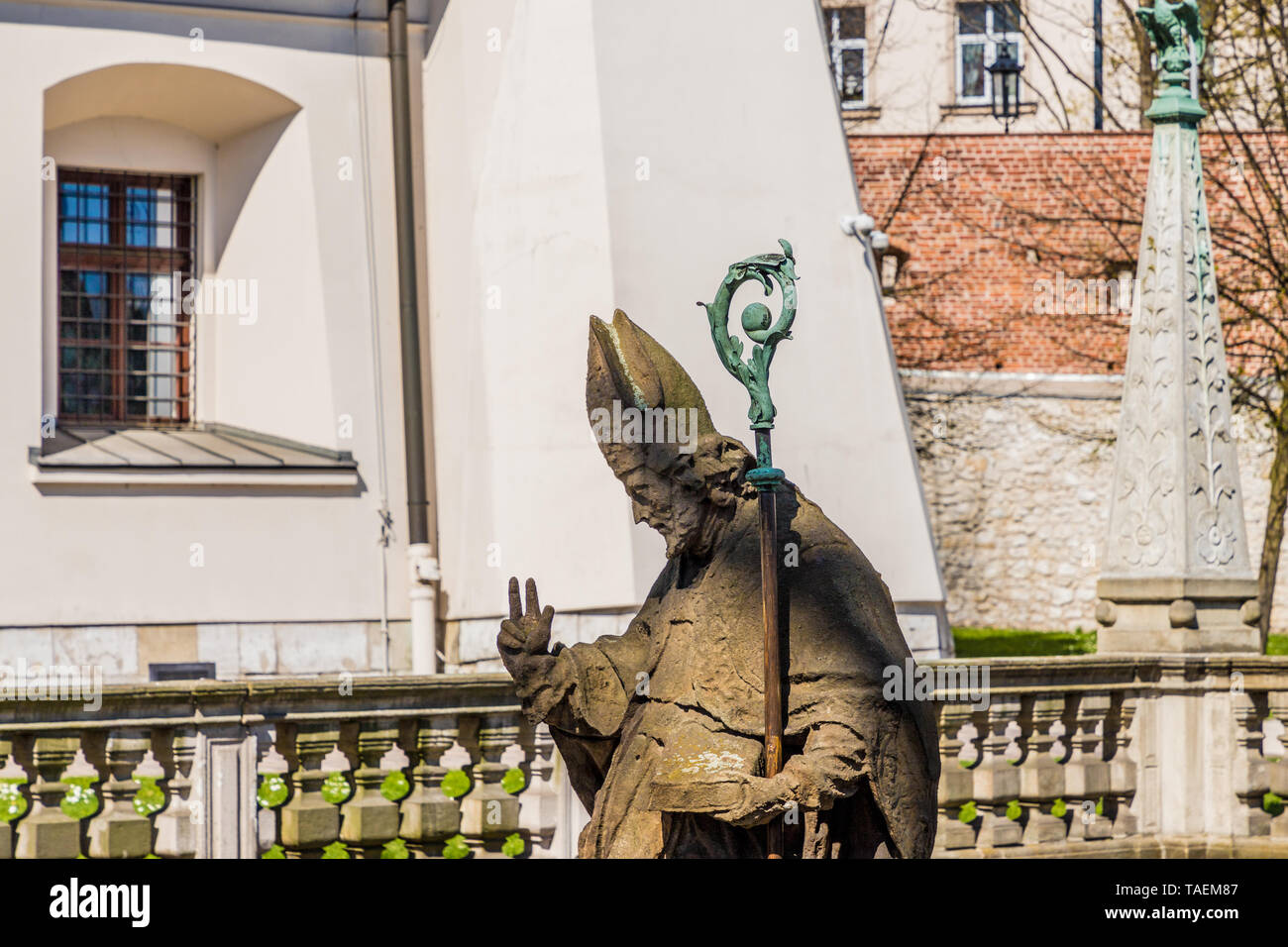A view of the Skalka and the Pauline Monastery Krakow Stock Photo - Alamy