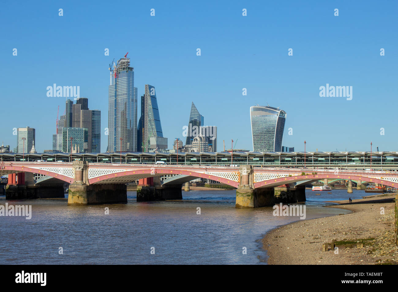 London Skyline, City of London, Thames River Stock Photo - Alamy