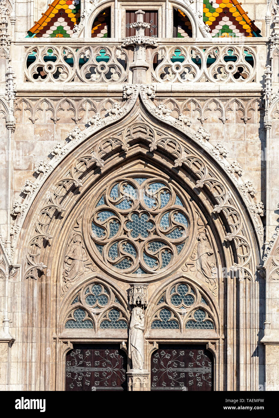 Matthias church detail hi-res stock photography and images - Alamy