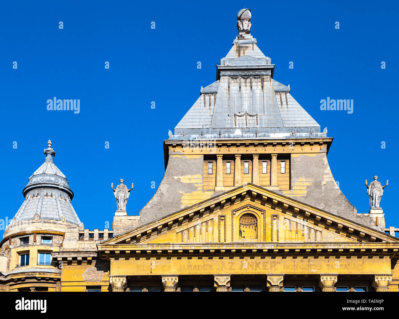 Az Anker building at Deak Ference Square in Budapest, Hungary Stock ...