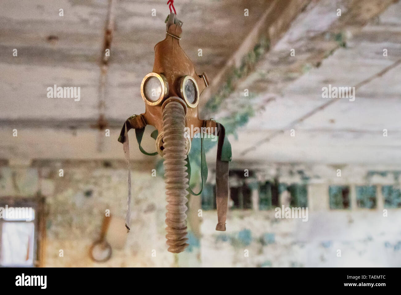 The Number 3 Middle School, Pripyat, Ukraine, inside the Chernobyl ...