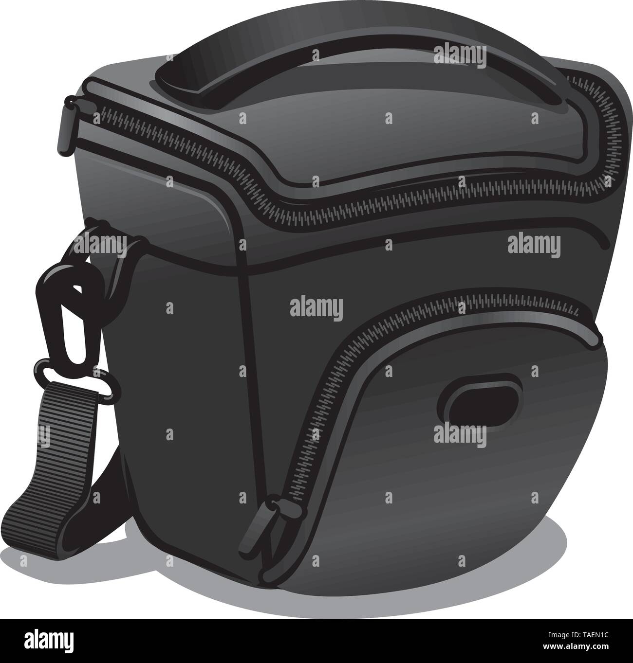 Camera equipment bag Stock Vector Images - Alamy