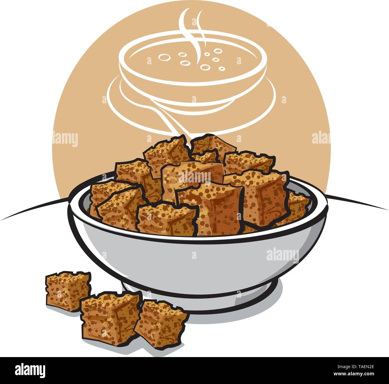 Hard crackers Stock Vector Images - Alamy