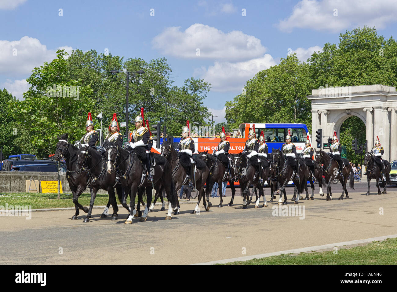 Household cavalry hyde park hi-res stock photography and images - Alamy